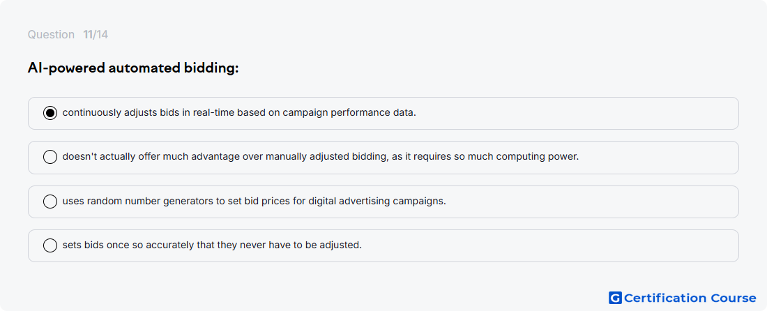 AI-powered automated bidding: