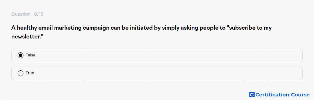 A healthy email marketing campaign can be initiated by simpl
