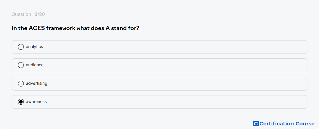 In the ACES framework what does A stand for?