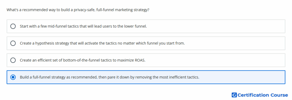 What's a recommended way to build a privacy-safe, full-funne