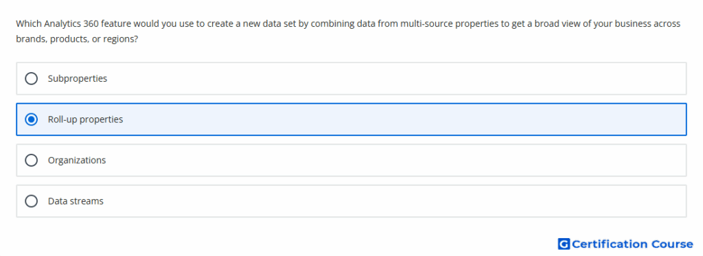 Which Analytics 360 feature would you use to create a new da