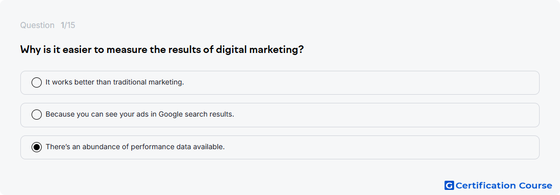 Why is it easier to measure the results of digital marketing