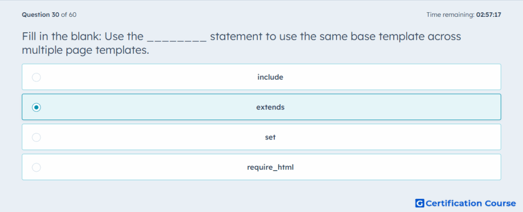 Fill in the blank: Use the ________ statement to use the sam