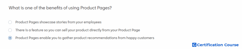 What is one of the benefits of using Product Pages?