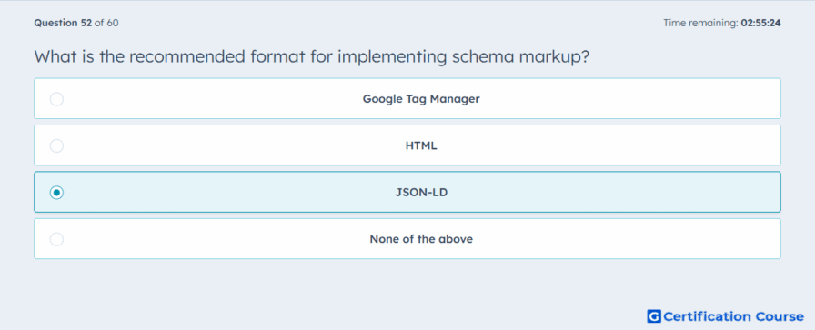 What is the recommended format for implementing schema marku
