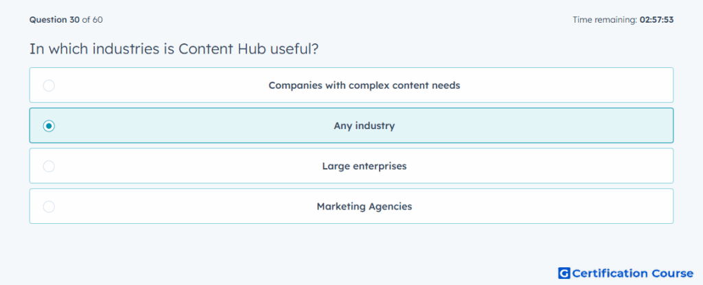 HubSpot Content Hub Software Certification - G Certification Course