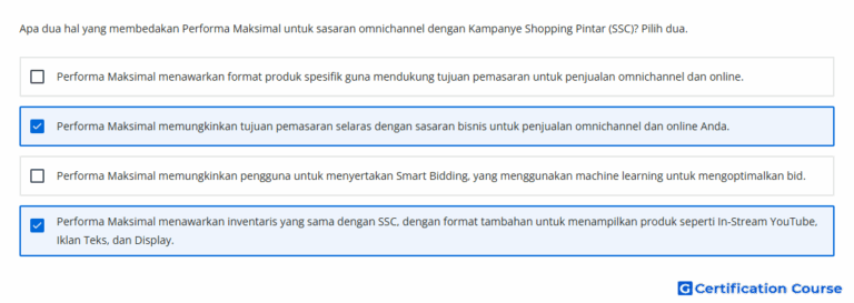 Apa dua hal yang membedakan Performa Maksimal untuk sasaran