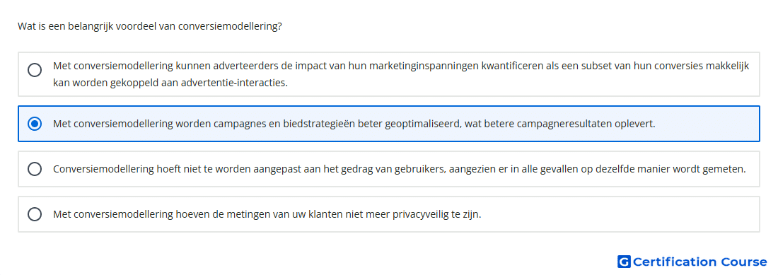 Wat is een belangrijk voordeel van conversiemodellering?