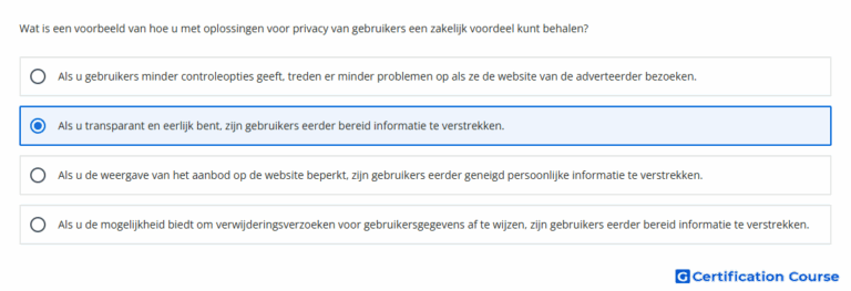 Wat is een voorbeeld van hoe u met oplossingen voor privacy