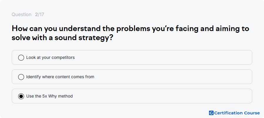 How can you understand the problems you’re facing and aiming