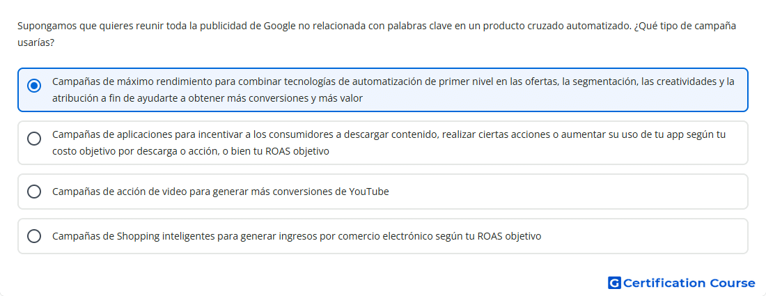 Supongamos que quieres reunir toda la publicidad de Google n